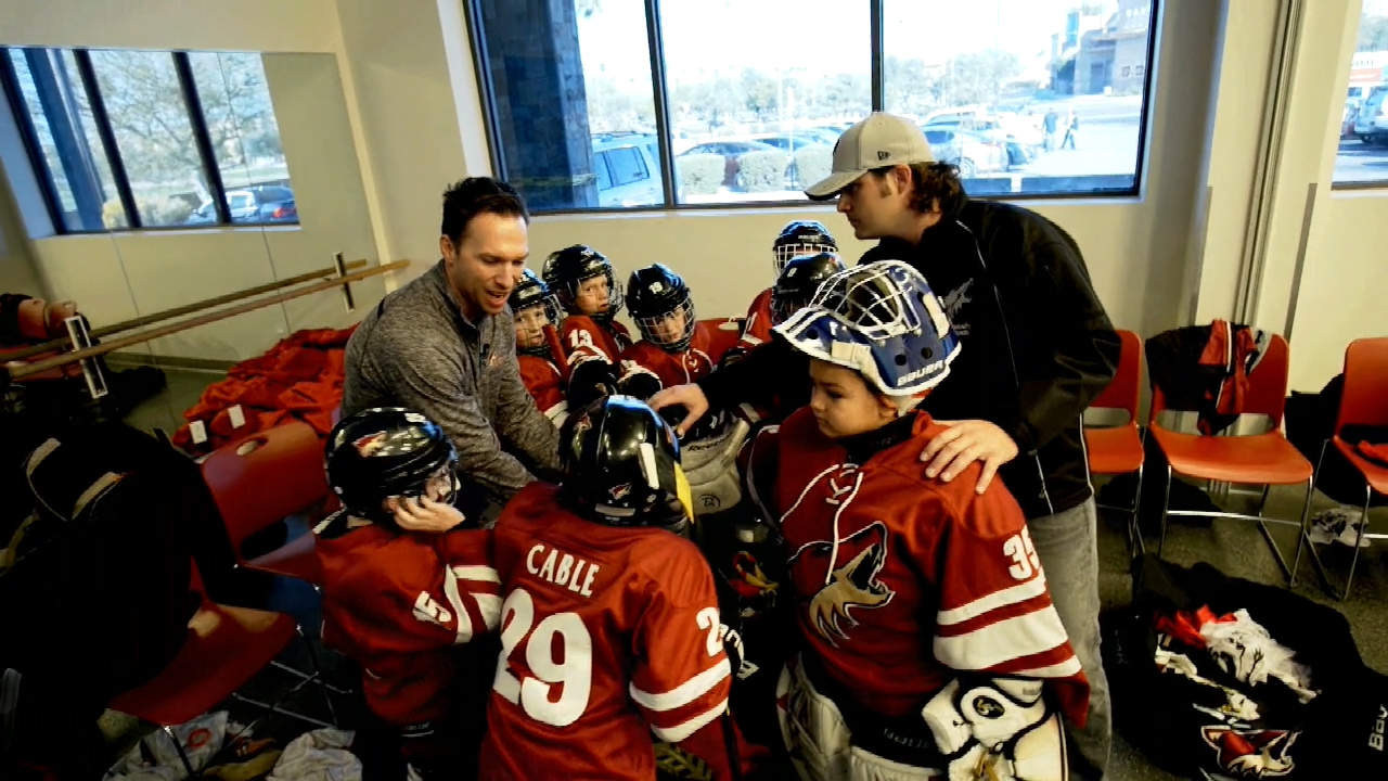 Junior Coyotes Teaches Kids How To Succeed in Hockey and Life