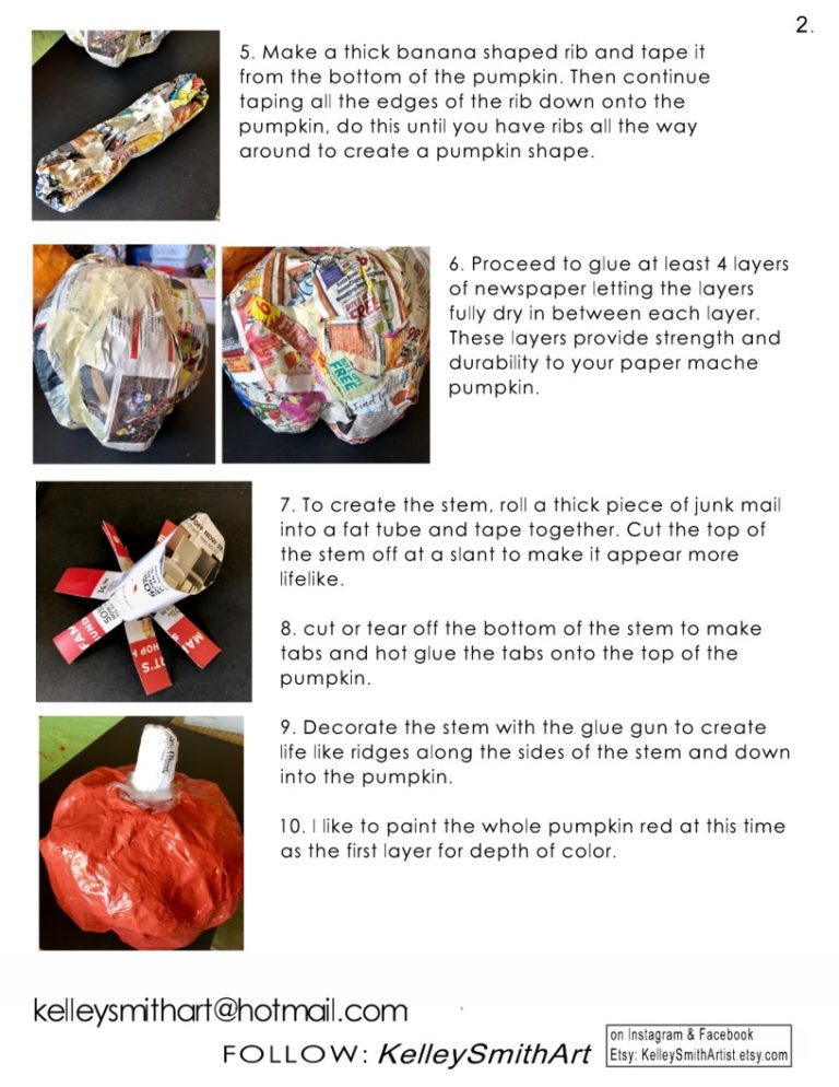 This Paper Mache Pumpkin Will Make Your Home Feel Like Fall