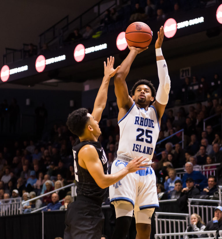 Christion Thompson Emerging as a Leader for the Young Rhody Rams