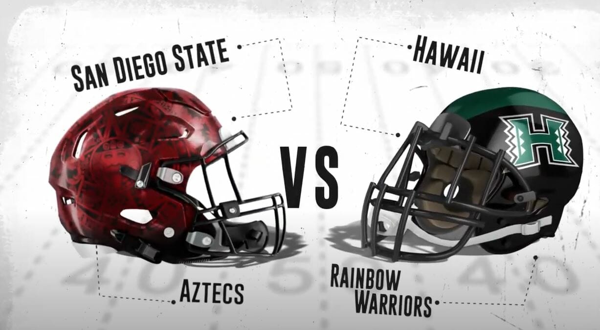 San Diego State Takes on Hawaii Live on Cox Ch. 4 in San Diego