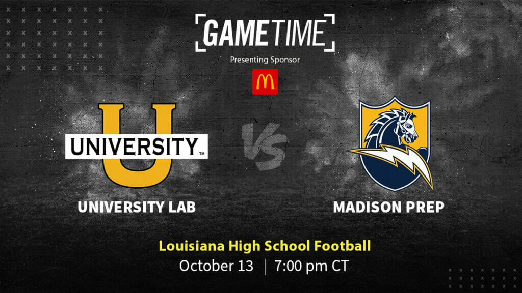 High School Football: University Lab Cubs vs Madison Prep Chargers